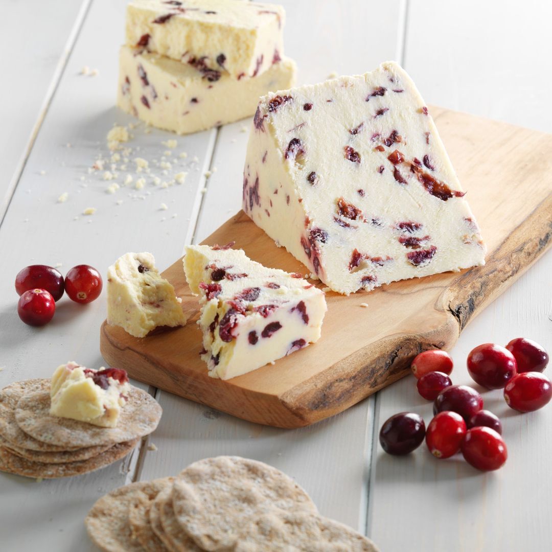 Wensleydale With Cranberries Semi-Hard Cow's Milk Pasteurized U.K ...